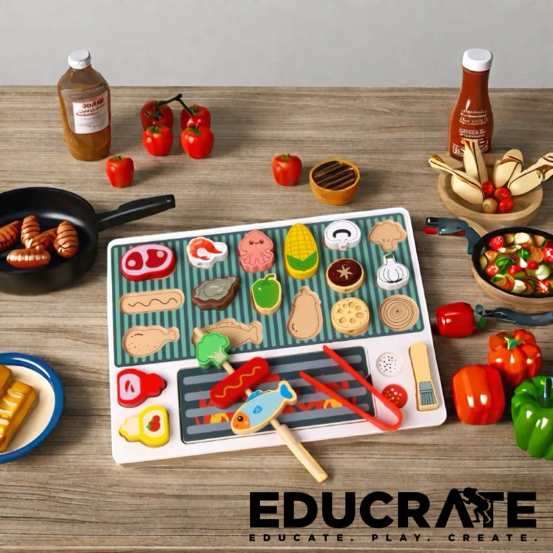 educratePH Barbecue Shop Pretend Play / sequencing activity | Shopee ...