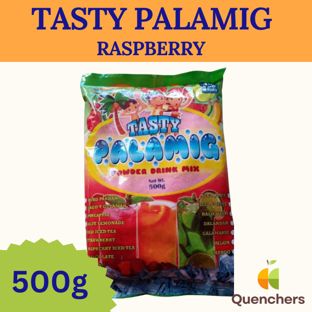 TASTY PALAMIG Powder Drink Mix RASPBERRY ICED TEA 500g | Shopee Philippines