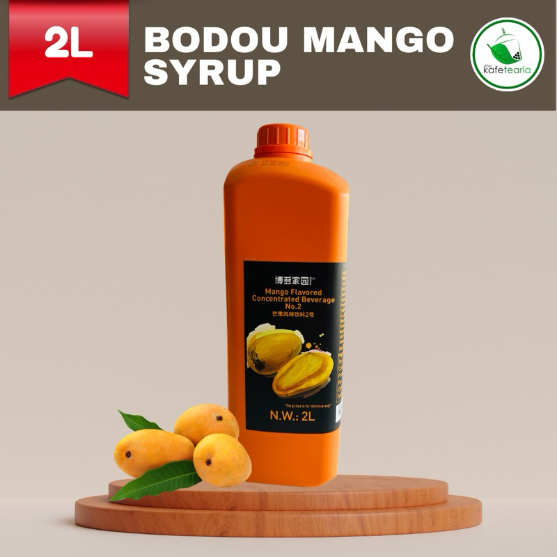 BODOU MANGO FLAVORED SYRUP 2L | Shopee Philippines