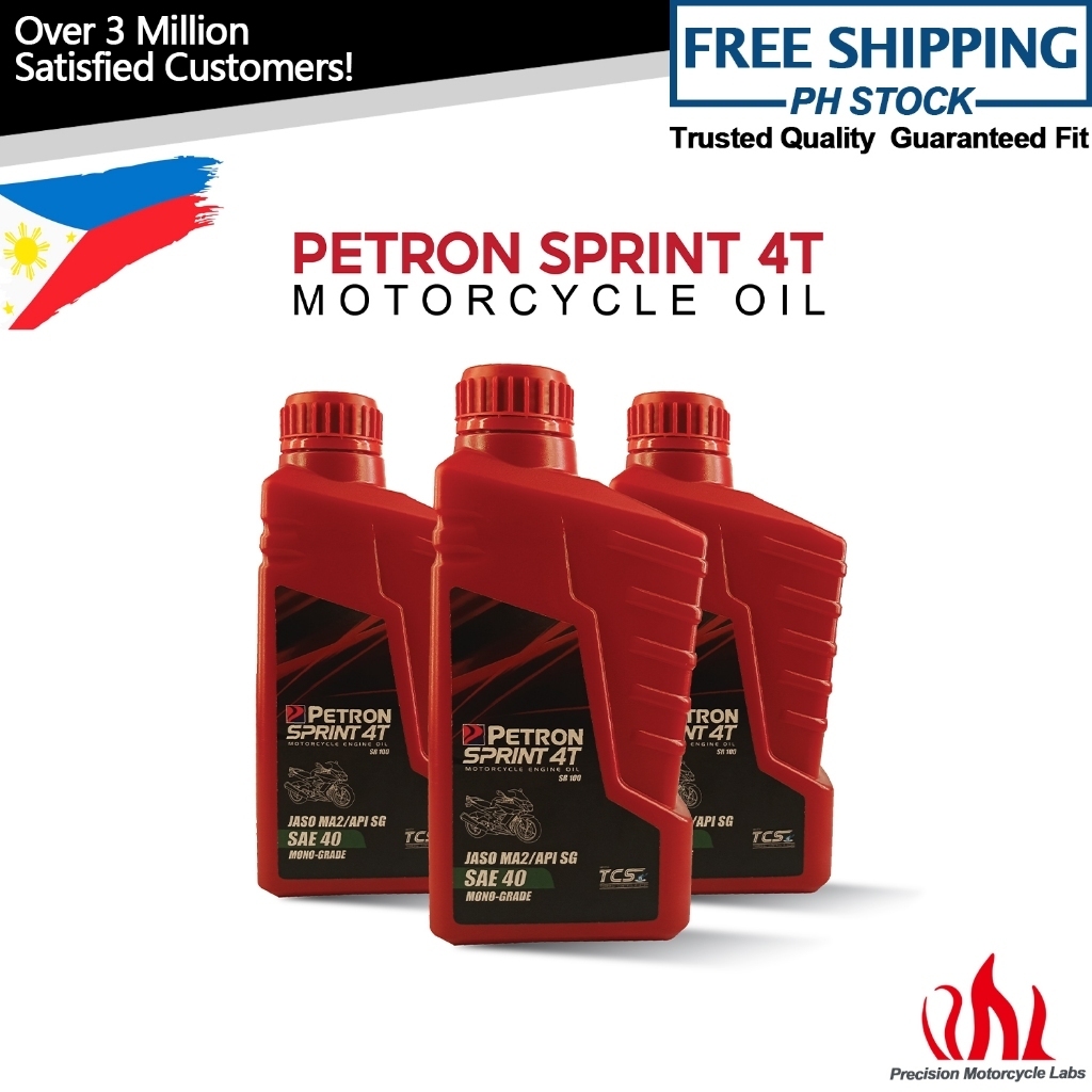 Petron Sprint 4T SR100 Monograde Motorcycle Oil SAE 40 (1 Liter ...