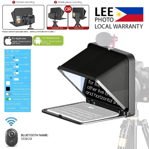 Lee Photo LENSGO TC7 8” Teleprompter for iPad Tablet Smartphone DSLR ...