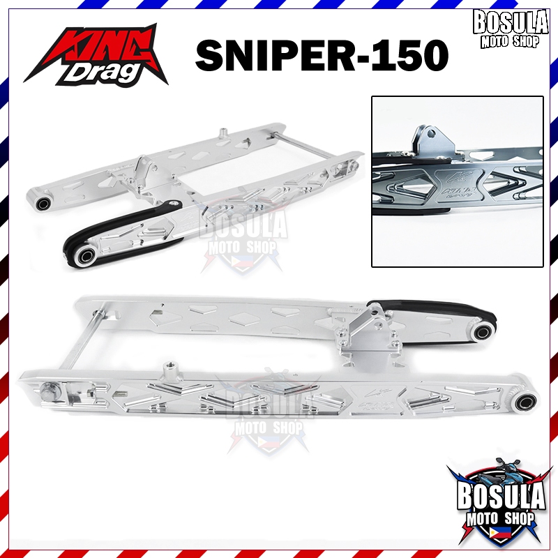 KING DRAG Full V6 CNC Swing Arm Plus 2 For Yamaha Sniper 150 Sniper 155 ...