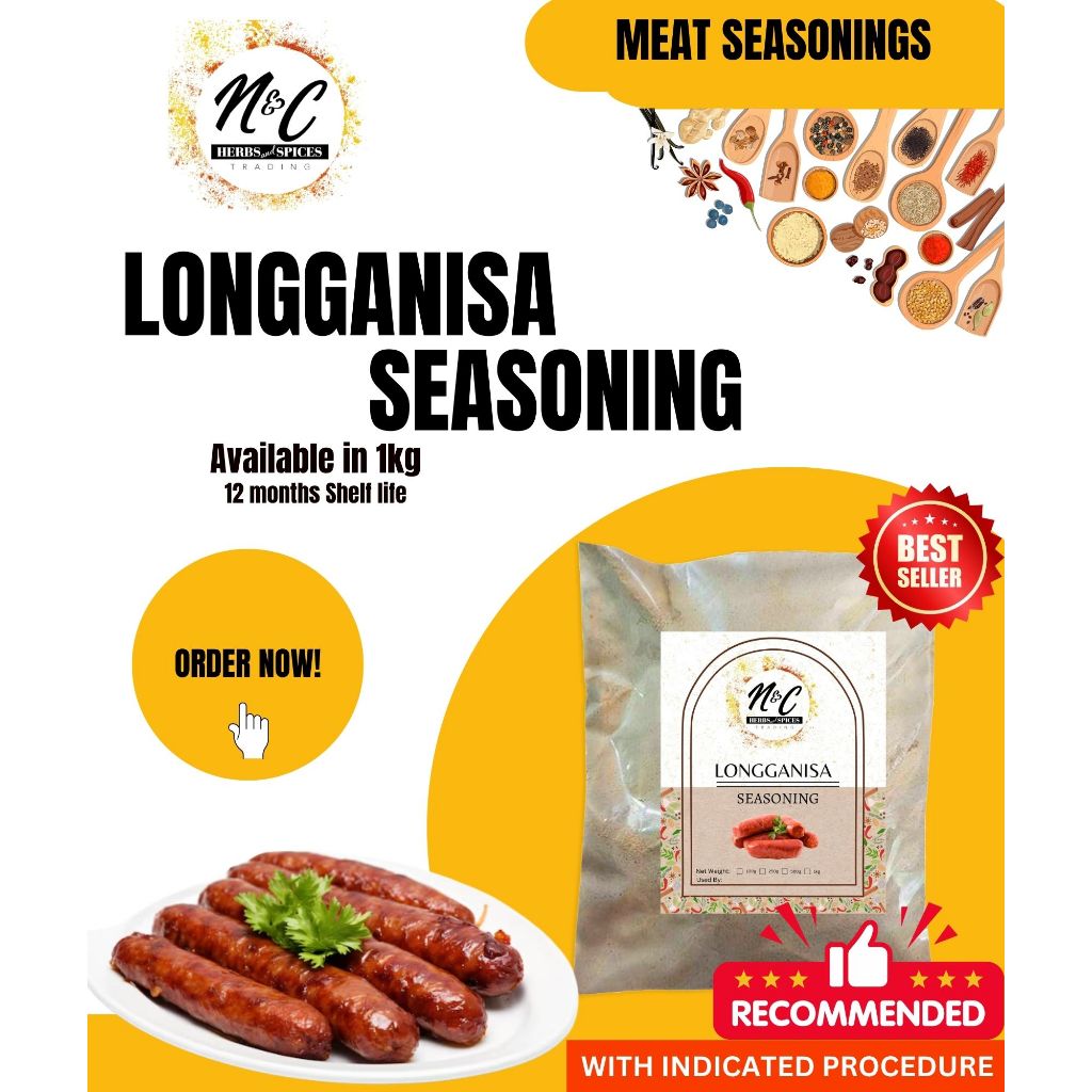 Longganisa Powder Seasoning 100grams, 250grams, 500grams, 1kilogram ...