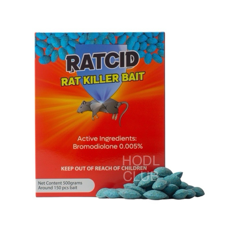 Ratcid Rat Killer Bait Mouse Daga 500g (Pill Type) | Shopee Philippines