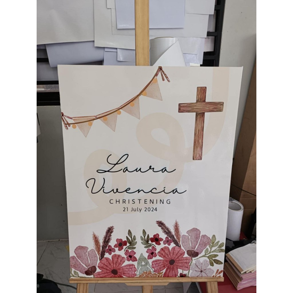 Baptism Welcome Board | Christening Welcome Board | Dedication Welcome ...