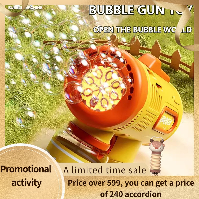 Children's hand-held bubble machine automatic manual blowing bubble ...