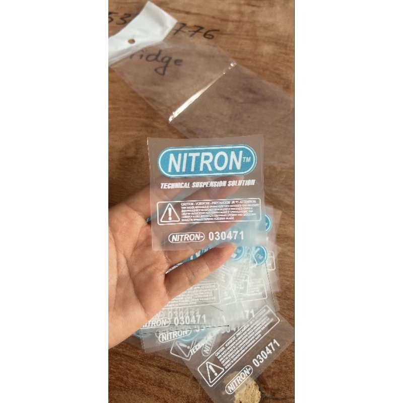 Nitron Sticker/decal (waterproof) made in vietnam | Shopee Philippines