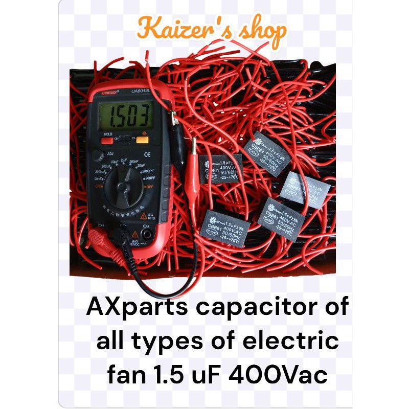Ax parts capacitor for all types of electric fan. durable capacitor ...