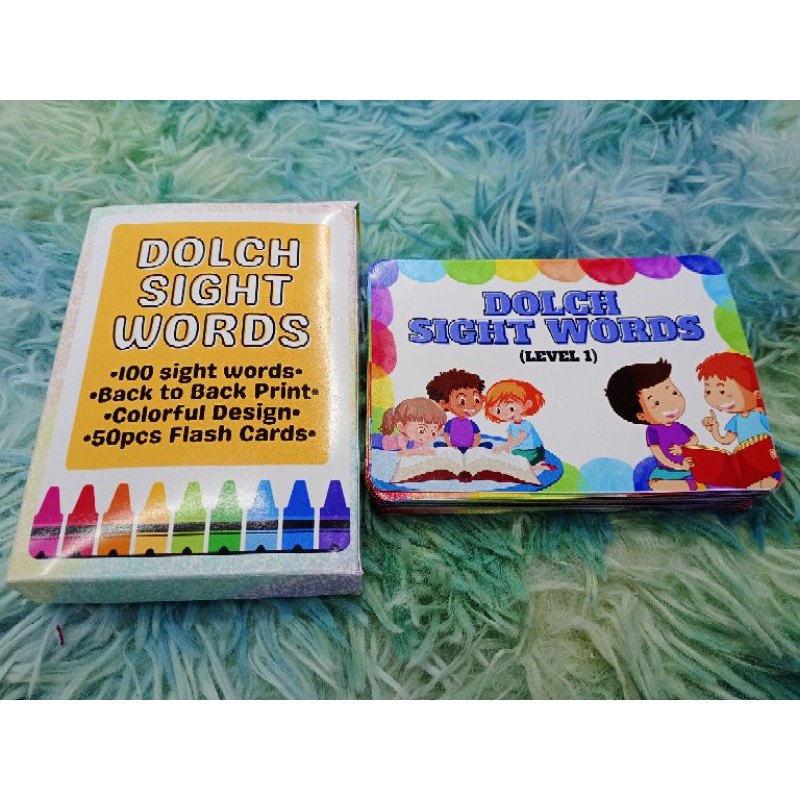 DOLCH SIGHT WORDS FLASH CARD | Shopee Philippines
