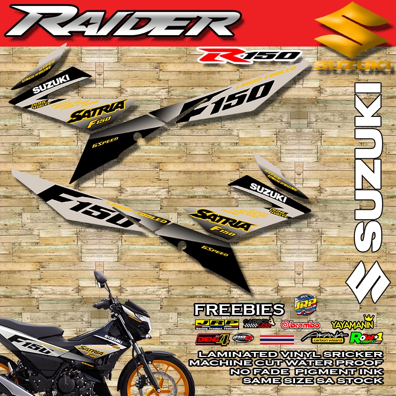 RAIDER 150 FI DECALS STICKER SATRIA 150 FI DECALS STICKER NEW DESIGN ...