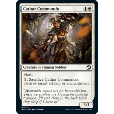 Cathar Commando - Innistrad: Midnight Hunt (MID) - WHITE | Shopee ...