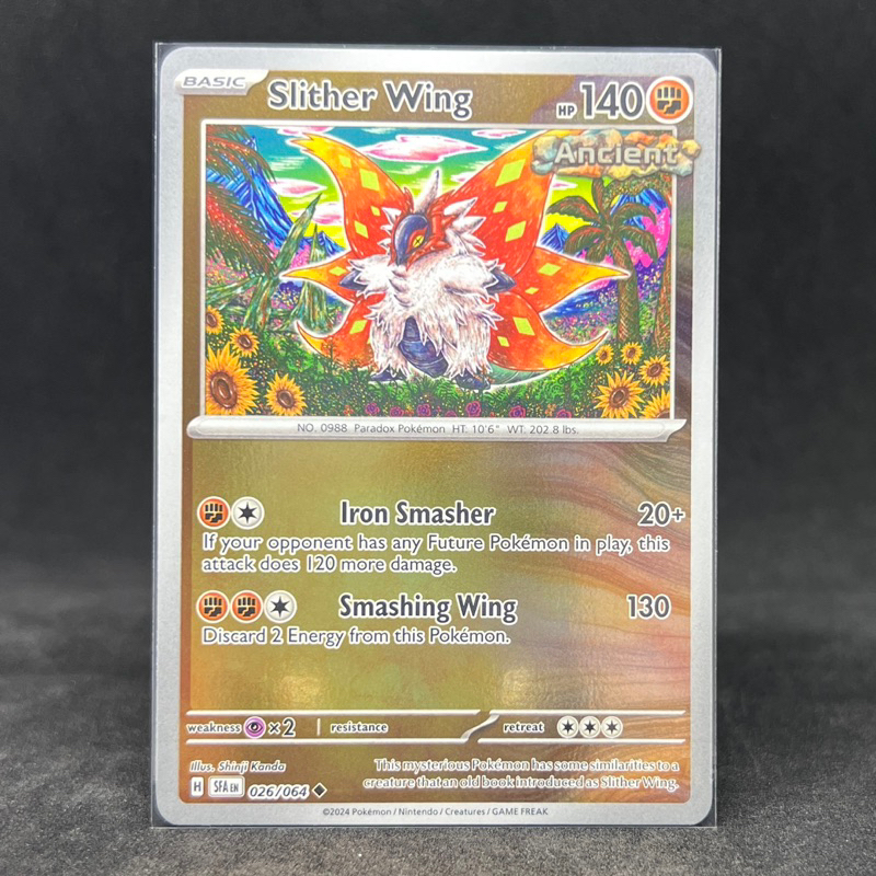 Pokemon TCG Slither Wing Reverse Holo 026/064 2024 Scarlet & Violet ...