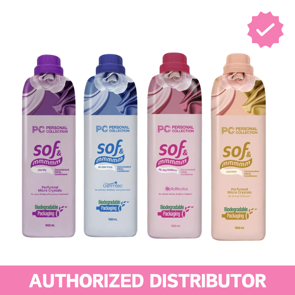 Sof & Mmm Fabric Conditioner by Personal Collection | Perfumed with Micro Crystals 1000 ML ...