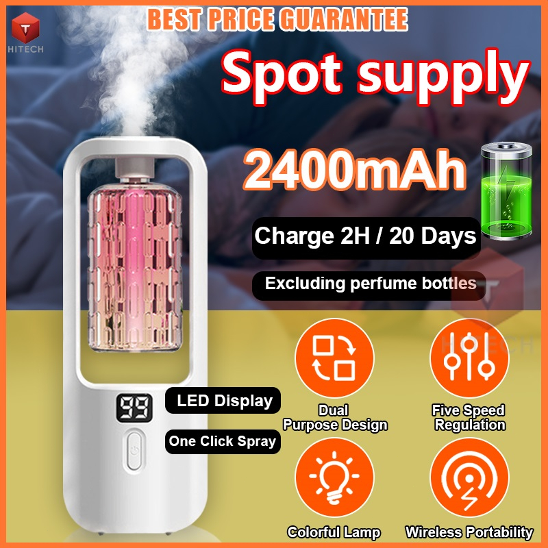 Digital display Rechargeable Fragrance Machine Automatic Aroma Diffuser humidifiers Essential ...