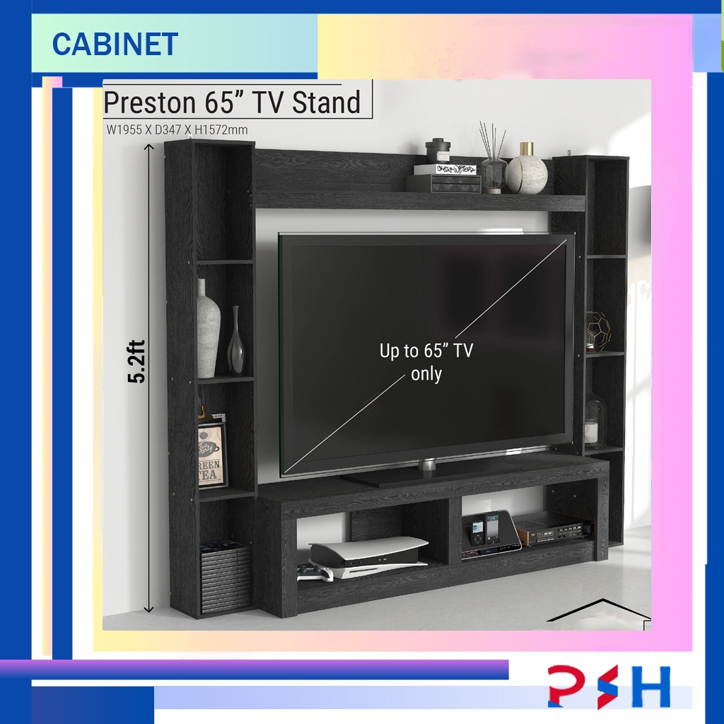 Combined TV cabinet storage rack integrated wall-mountable TV cabinet ...