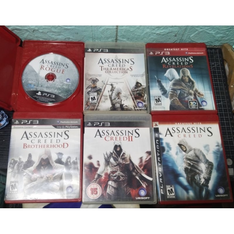 PS3 Assasins Creed Complete Series | Shopee Philippines