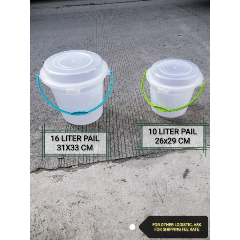 pail with cover white timba (for other logistic, sf not yet included ...