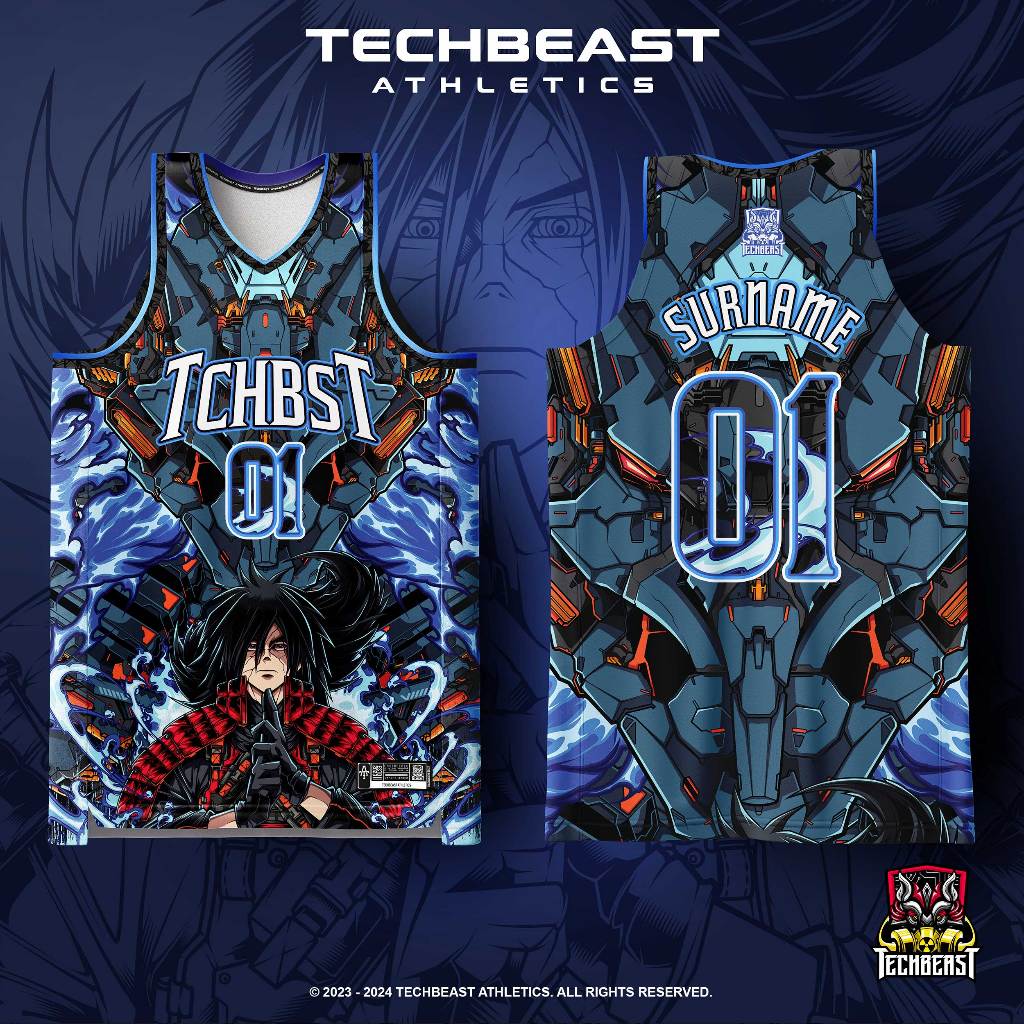 Techbeast Madara Basketball Jersey Full Sublimation ( CUSTOM NAME + NUMBER ) | Shopee Philippines