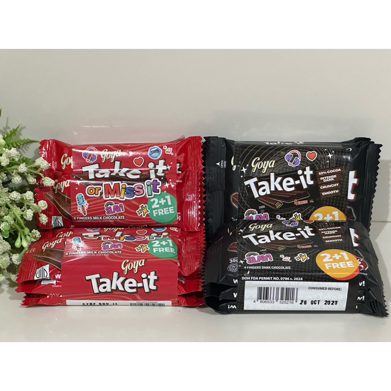 Goya Take It Wafers Buy 2+1 Free | Shopee Philippines