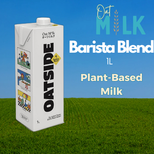 OATSIDE BARISTA BLEND OAT MILK AND OATSIDE CHOCOLATE OAT MILK ( 1 LITER ...