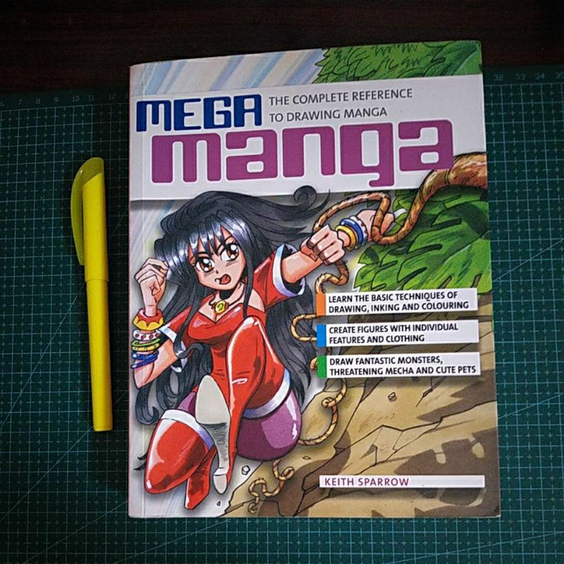 Mega Manga: The Complete Reference to Drawing Manga Secondhand | Shopee ...