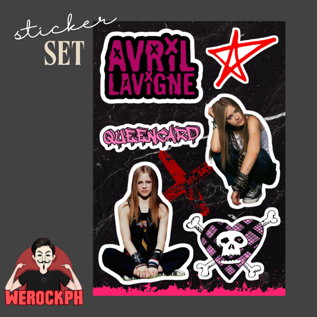Avril Lavigne Sticker Set Matte Laminated and Waterproof | Shopee ...
