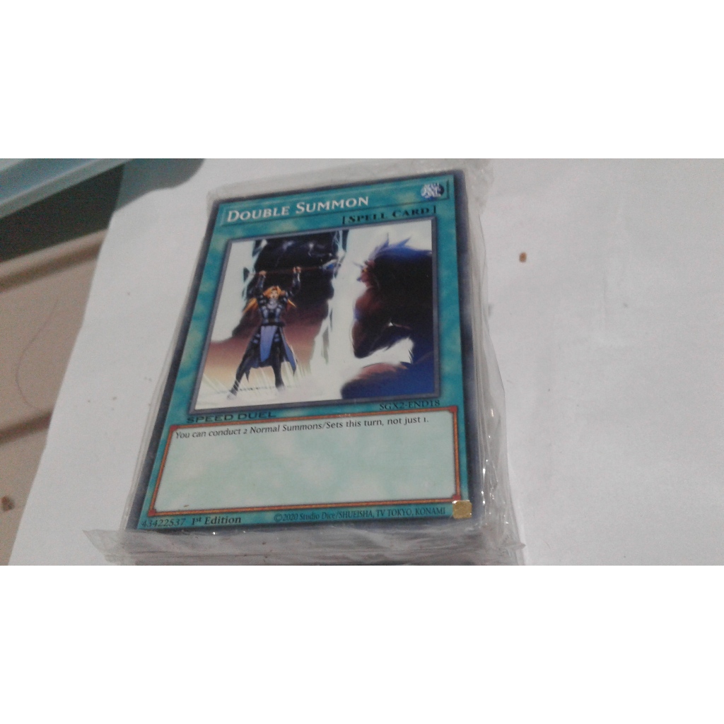 EGO 27 DOUBLE SUMMON KONAMI YUGIOH CARD 1 ONE PIECE TCG USA OBELISK GOD ...