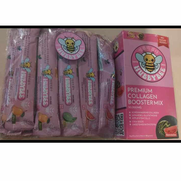 HUBBYBEE COLLAGEN DRINK ASSORTED FLAVORS (CALAMANSI, WATERMELON, MANGO ...