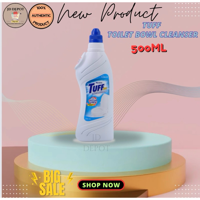 TUFF TBC 500 ml CLASSIC TOILET BOWL CLEANSER | Shopee Philippines