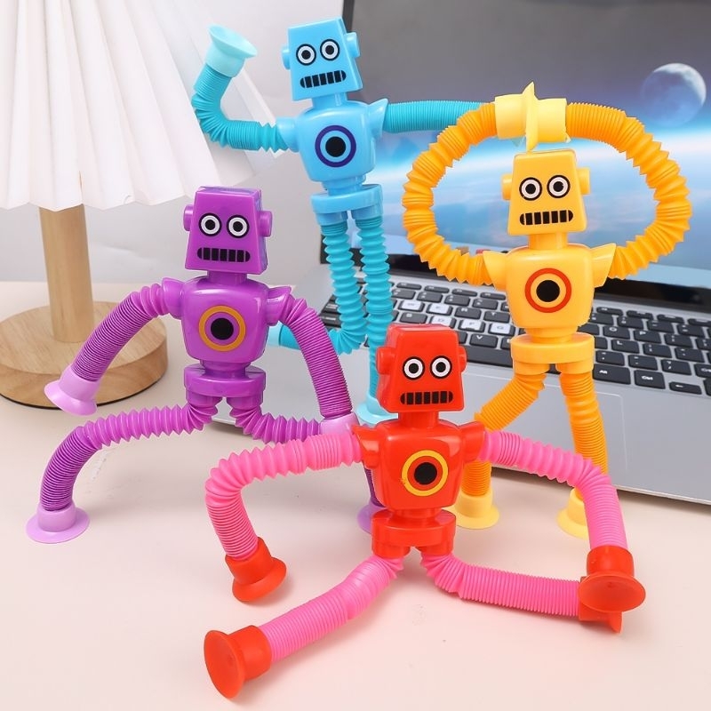 TELESCOPIC SUCTION TOY ROBOT ADHM AUTISM THERAPEUTIC TOY | Shopee ...