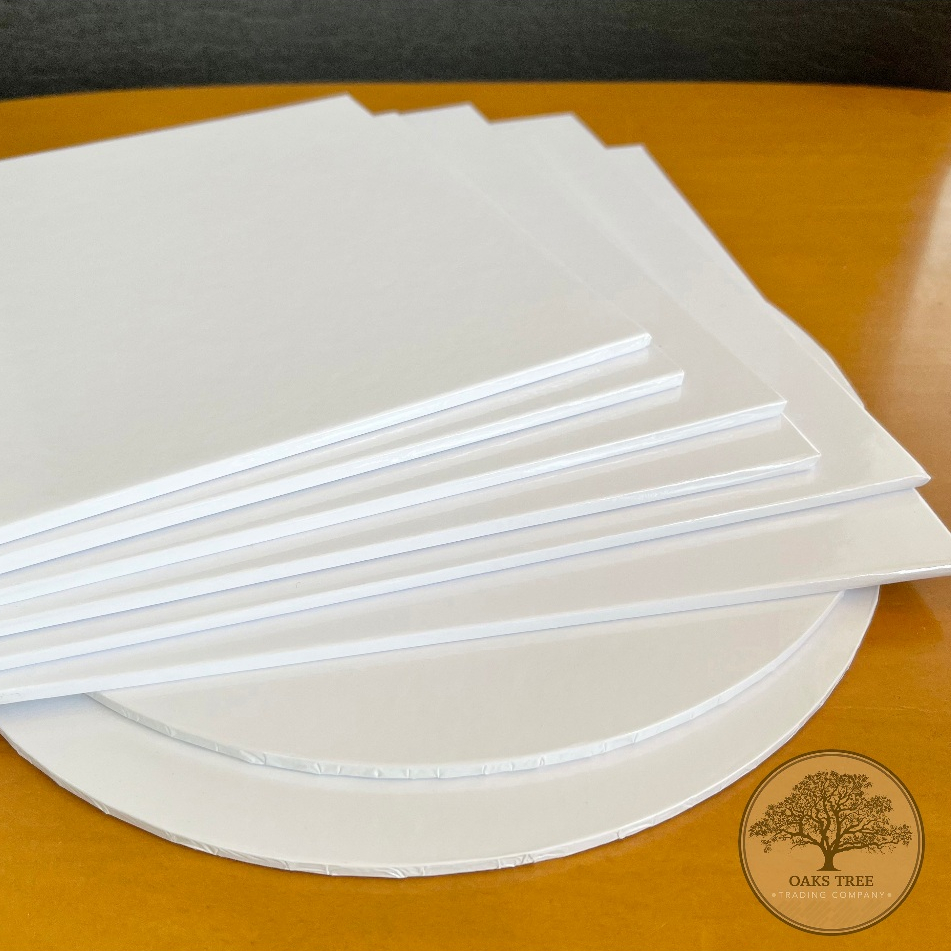 Korean Cake Board Square & Round 8x8 9x9 10x10,12 inches, 4mm, SMOOTH ...