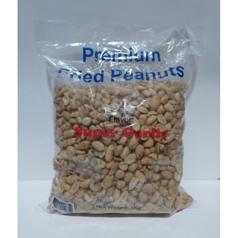 Premium Fried Peanuts Super Garlic 1kg | Shopee Philippines
