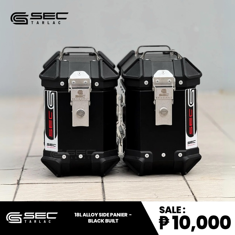 SEC ALLOY SIDE PANIER 18L SIDE BOX | Shopee Philippines
