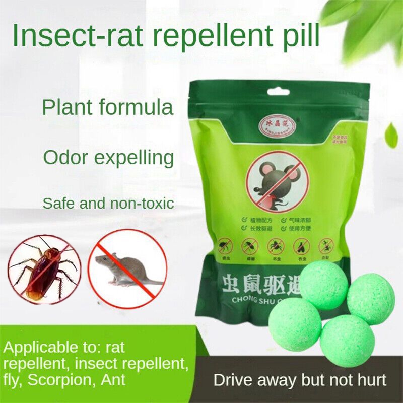 Mouse Repellent Pill Deworming Tablet Powerful Insect Rat Killer Repel ...