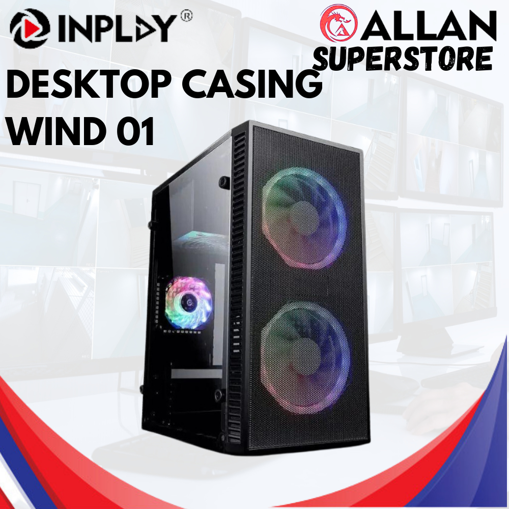 INPLAY WIND 01 Micro ATX Case Acrylic Side Panel Micro ATX Durable ...