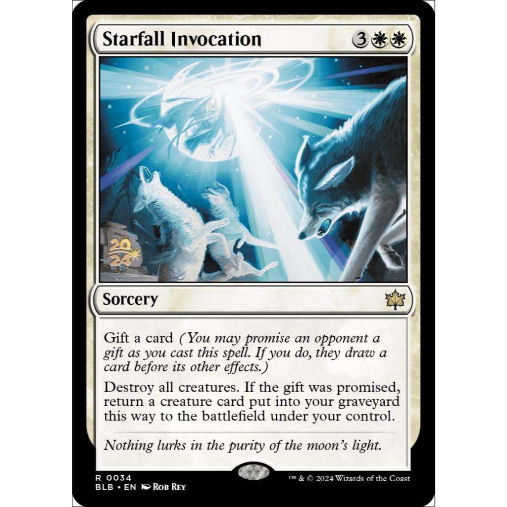 MTG Card: Starfall Invocation (Prerelease Foil) | Shopee Philippines