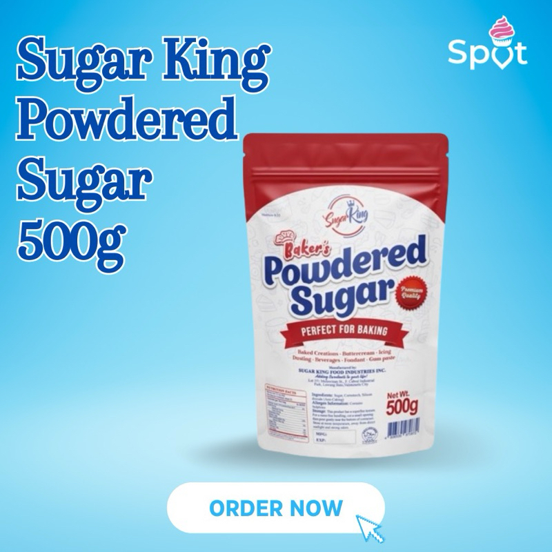 500G Sugar King Powdered Sugar | Shopee Philippines