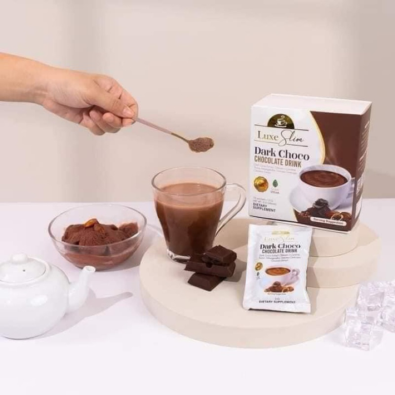 Luxe Slim Dark Choco Chocolate Drink | Shopee Philippines