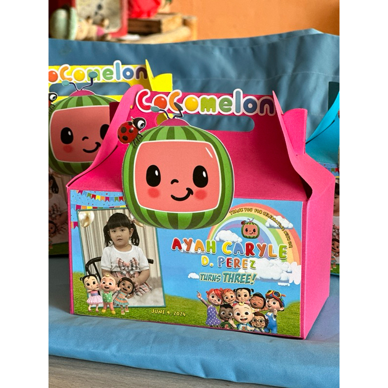 Coco melon Gable box | personalized loot box | Shopee Philippines