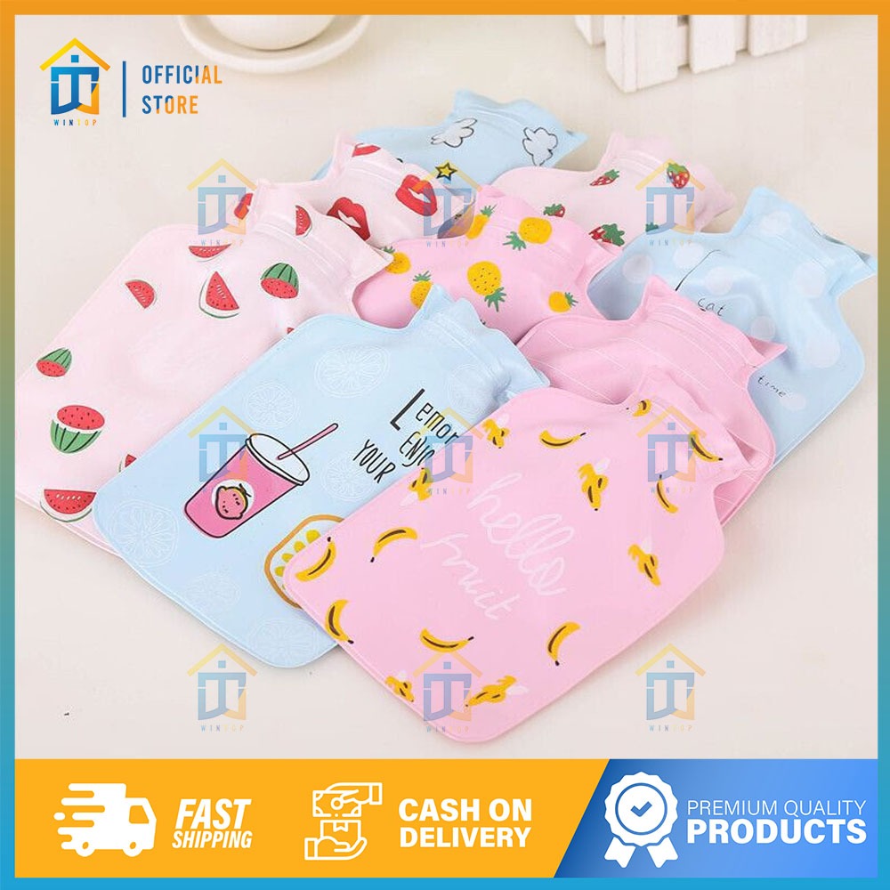 Wintop】1pc Random Design Classic Rubber Mini Hot Water Bottle Pocket ...