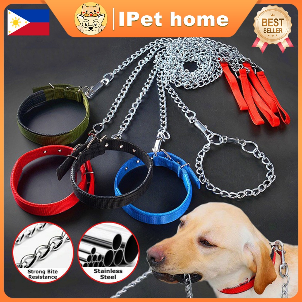 Stainless steel dog chain and large dog chain dog collar adjustable and ...