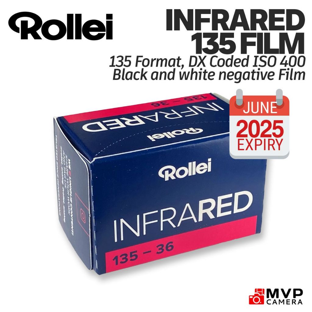 Rollei Infrared 135 36 Exposures Black and White Infrared Film ISO 400 ...