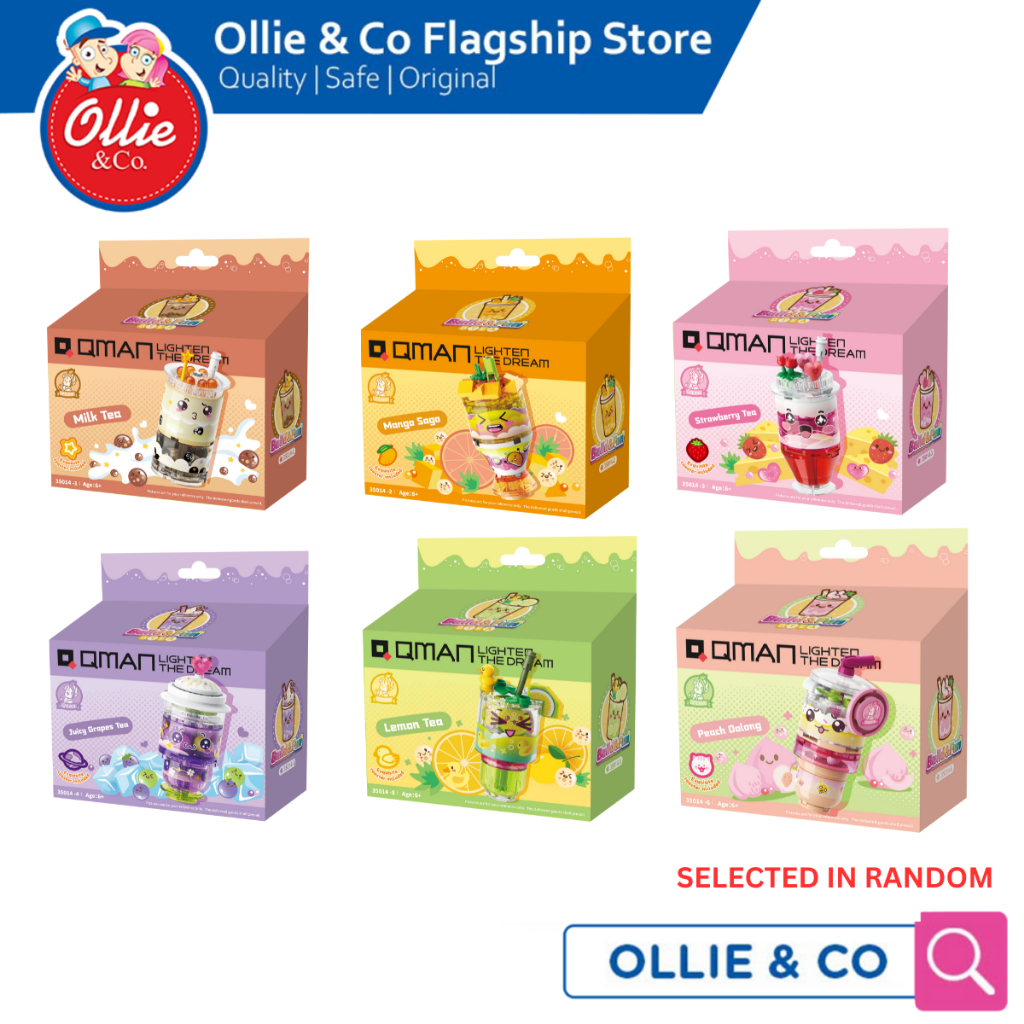 QMAN Build & Fun Bubble Tea Lighten The Dream Building Blocks Set ...