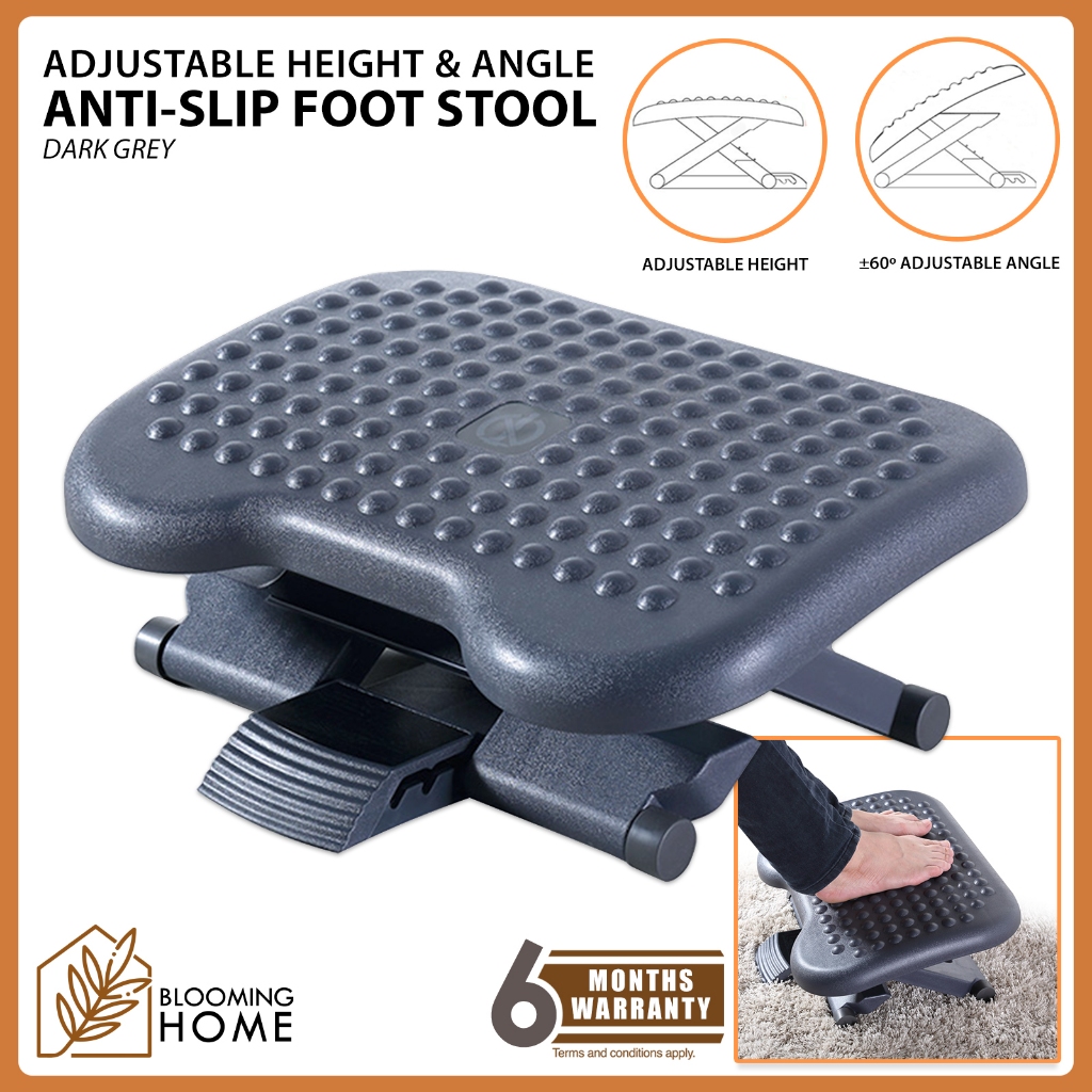 Ergonomic Foot Rest with Rocking Tilt Design Adjustable Height & Angle ...