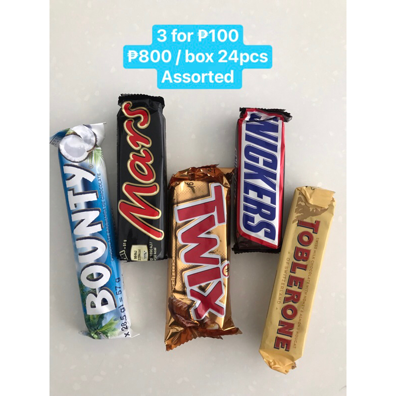 SNICKERS / MARS / Bounty 50g 24pcs/box | Shopee Philippines