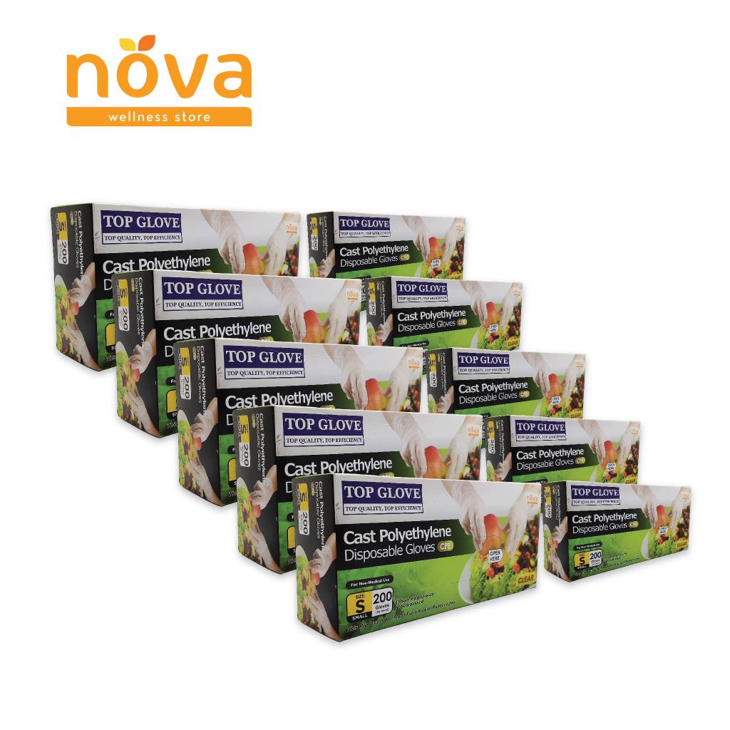 Top Glove Cast Polyethylene Disposable Gloves (case) | Shopee Philippines