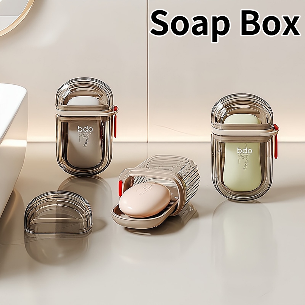 Travel Soap Box With Lid, Sealed For Draining, Portable Soap Box For ...