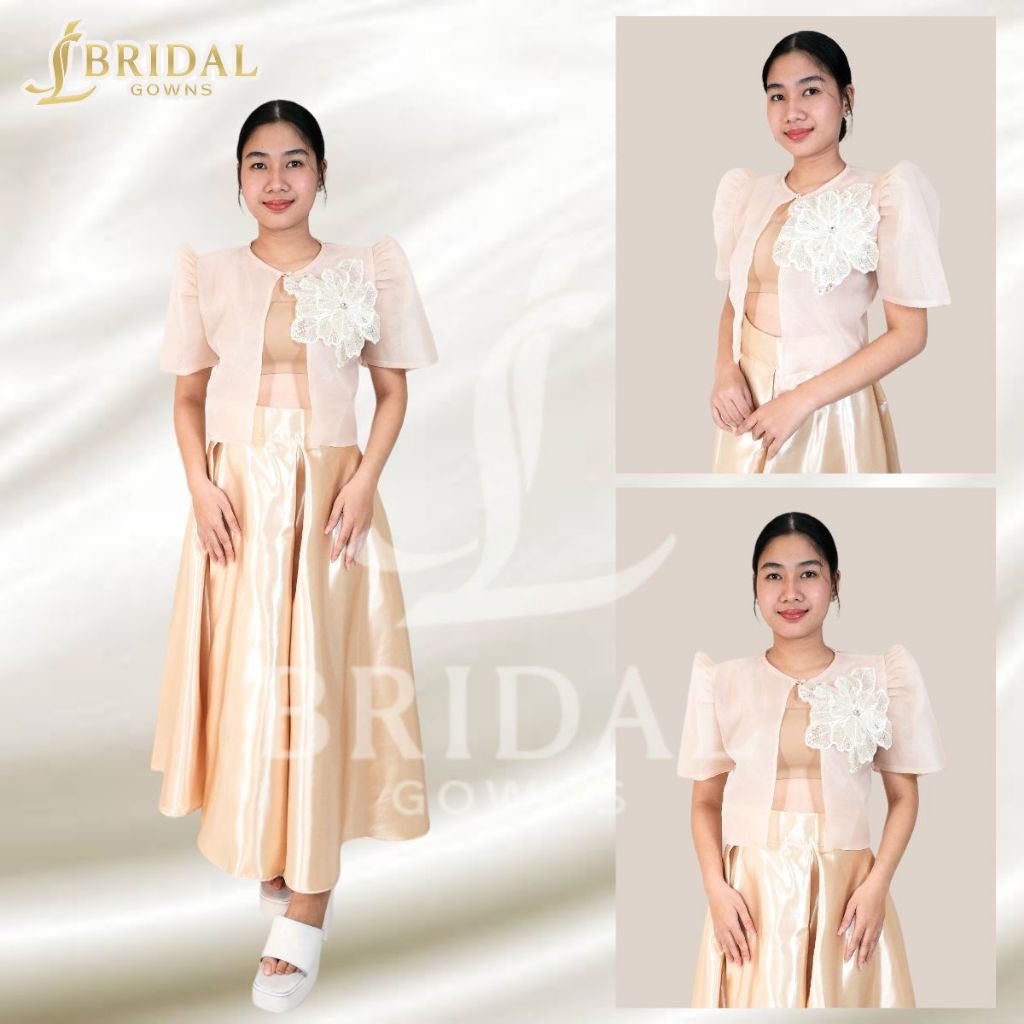 Modern filipiniana lena design filipiniana to for woman traditional top ...