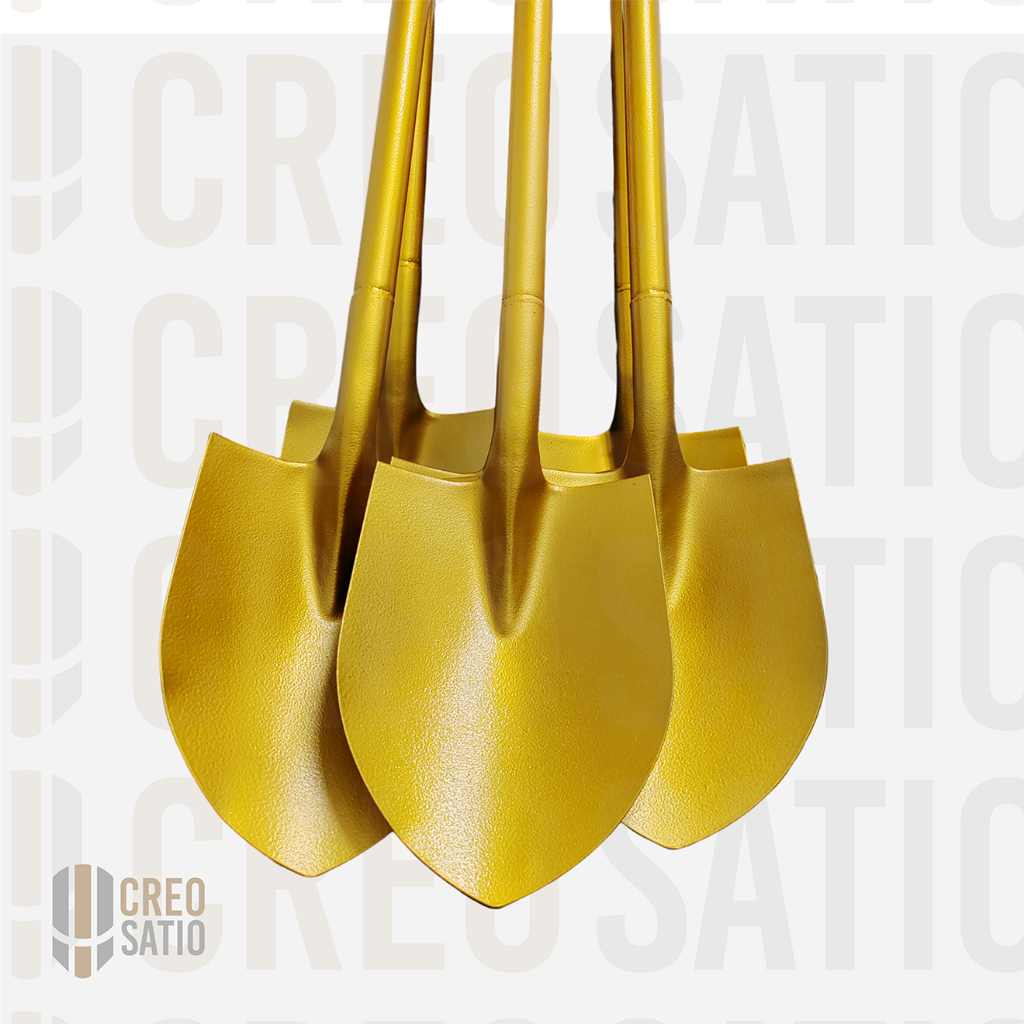 Ceremonial Golden Shovel (934) Plain Gold per Piece | Shopee Philippines