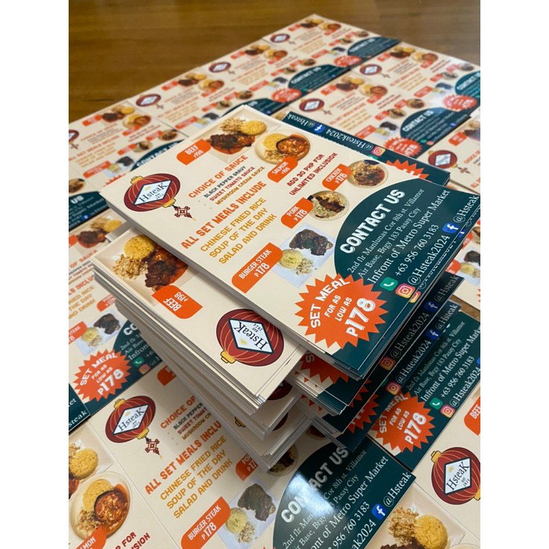 100pcs-FLYERS / POSTER / BROCHURE / MENU / LEAFLETS Print Flyers ...